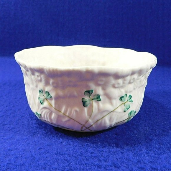 Belleek | Other | Vintage Belleek Shamrock Bowl Millennium 200 Mark ...